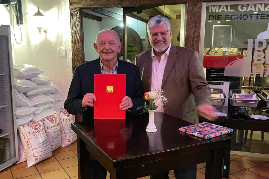 Weihnachtsfeier mit beeindruckenden Jubiläen › SPD Rüsselsheim